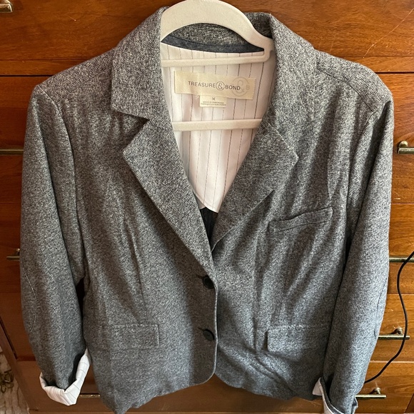 Treasure & Bond | Jackets & Coats | Treasure And Bond Medium Grey ...